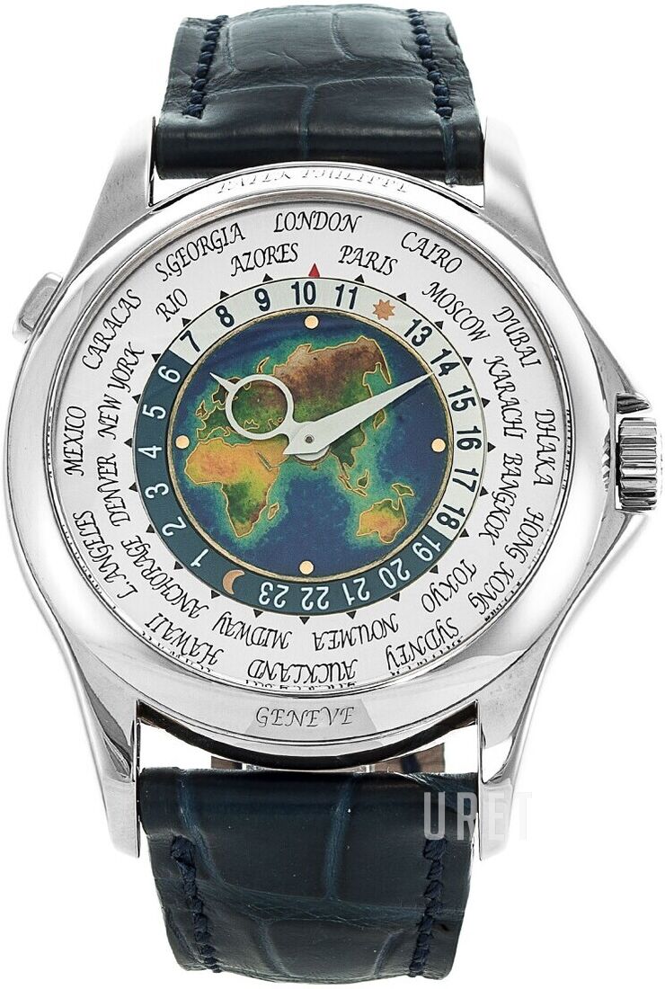 [Pre-owned] Patek Philippe Europe-Asia World Time 5131G/001 - År 2011 ...